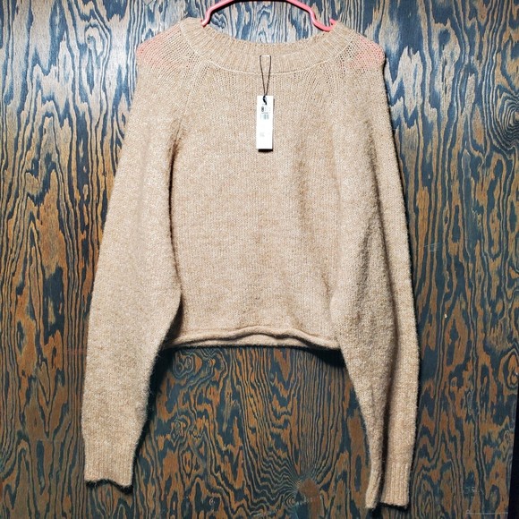 Garage | Sweaters | Garage Womens Sz Small Chandail Knit Sweater Brown ...
